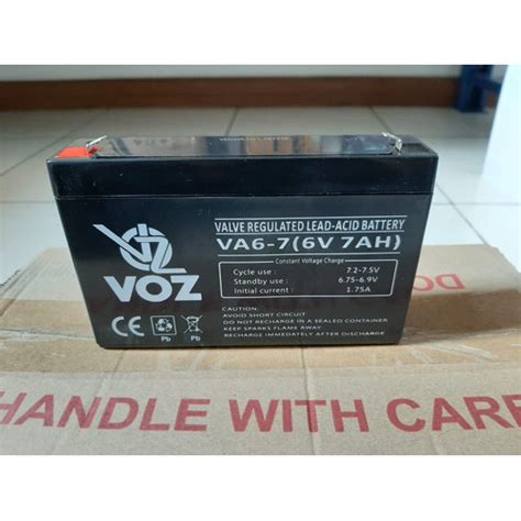 Jual VOZ 6V 7AH AKI MOBIL MAINAN BATERAI MOBIL MOTOR MAINAN BATTERY