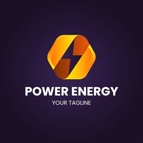 Free Vector Gradient Energy Logo Template