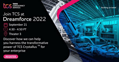 Buildingonbelief Tcs Salesforce Dreamforce2022 Sanjeev Kumar