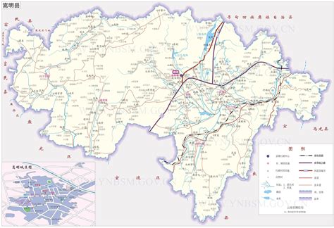嵩明县地图 昆明市地图查询