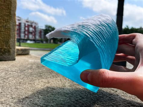 Sea Wave From Epoxy Resin Handmade Ocean Wave Sea Wave Made Of Resin Ocean Wave Diorama