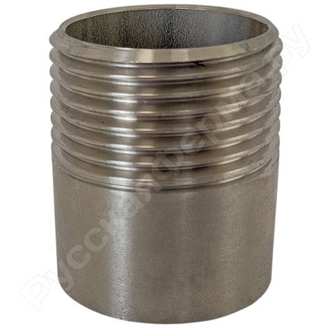 Ниппель приварной полусгон DN25 - 1" AISI304 - РусскаяФерма.ру