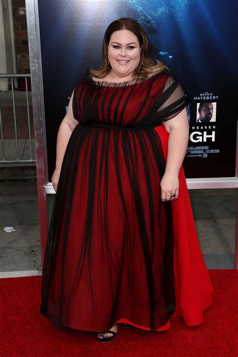 Chrissy Metz Red Dress Black Heels At Breakthrough Premiere Ps Fashion