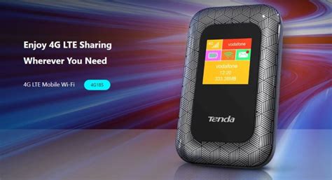 Buy Tenda 4g185 4g Mifi Mobile Wi Fi Hotspot Router Online At Best