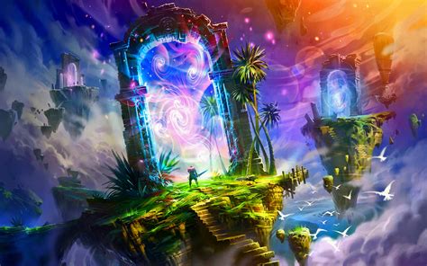 Download Glowing Dragons Eye In The Night Sky