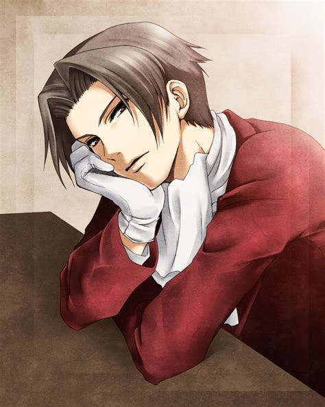 Mitsurugi Reiji Miles Edgeworth Gyakuten Saiban Image By Jyuru