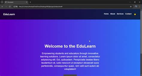 Ayesha Arshad Hussain On Linkedin Today I Make A Simple Home Page Website Using Html Css And T