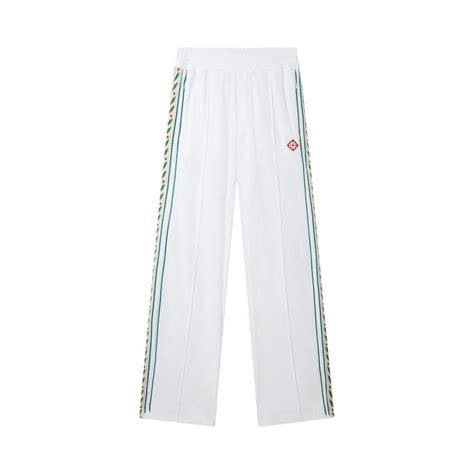 Buy Casablanca Laurel Track Pant White Mf22 Jtr 078 02 Whit Goat Au