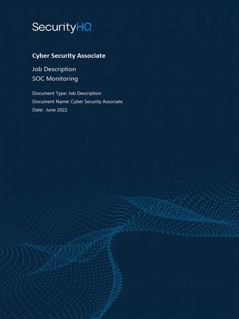 Cyber Security Associate Pdf Security Computer Security
