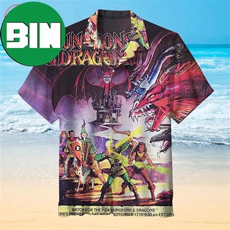 Dungeons And Dragons Summer Hawaiian Shirt Binteez