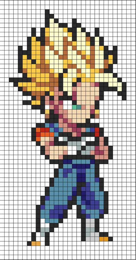 Vegeta Dragon Ball Z Pixel Art Pixel Art Templates Mi