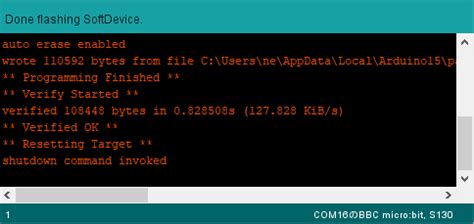 Arduino IDE For MicroBle Home