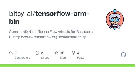 GitHub Bitsy Ai Tensorflow Arm Bin Community Built TensorFlow Wheels For Raspberry Pi Https