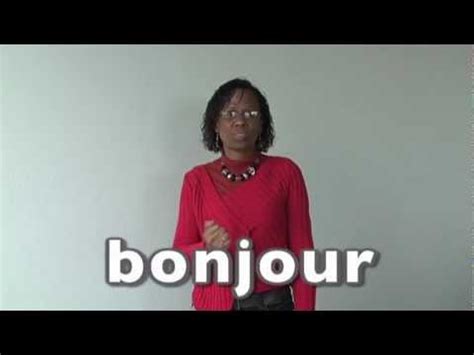 Apprendre La Langue Des Signes LSF Salutations B Tumbex