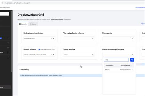 Filtering Does Not Work Properly In Dropdowndatagrid In The