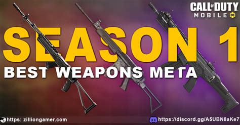 Best Weapons In Cod Mobile Season 1 2023 Zilliongamer