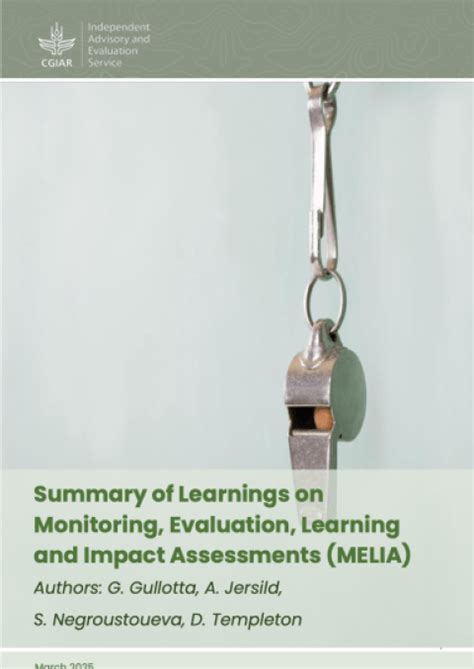 Summary Of Learning On Monitoring Evaluation Learning And Impact