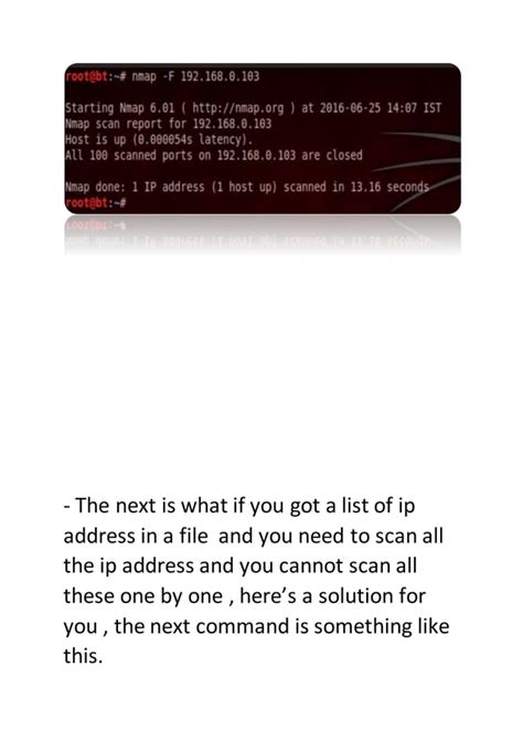 network scanning with nmap docx