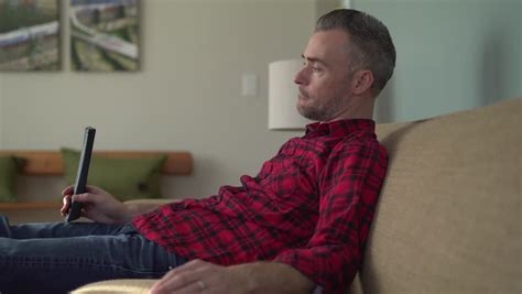 Man Hysterically Laughing At A Stock Footage Video 100 Royalty Free