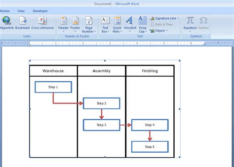 How To Embed An Excel Flowchart In Microsoft Word Breezetree