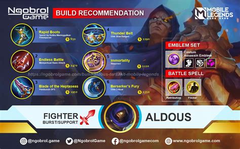 Build Aldous Tersakit 2022 Mobile Legends Ngobrol Games