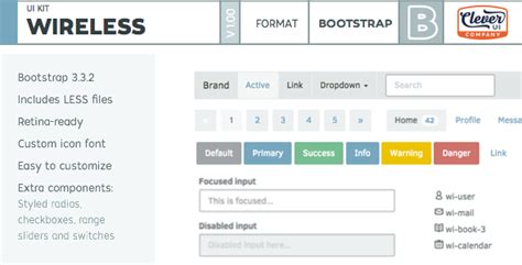 Geeks Plugins — Wireless Minimalist Bootstrap Ui Kit Bootstrap