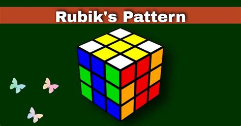 Rubik S Cube Patterns Rubik S Pattern B How To Solve A Rubik S Cube Pattern
