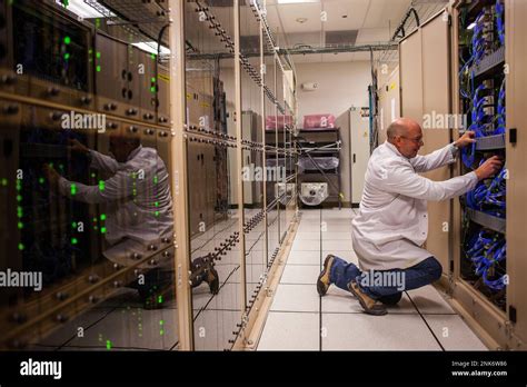 Alma Observatory Operator Working Correlator Large Computer In