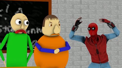 [sfm] Baldi Basics In Learning Bully Meets Fake Spider Man Youtube