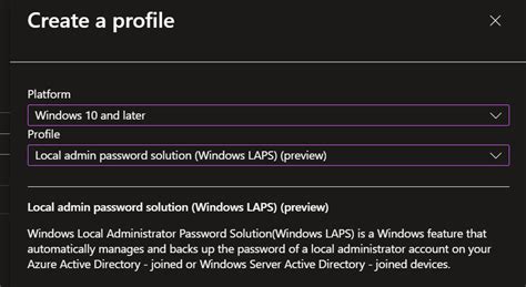 Setting Up Windows Laps Through Intune Brickstone It Consulting