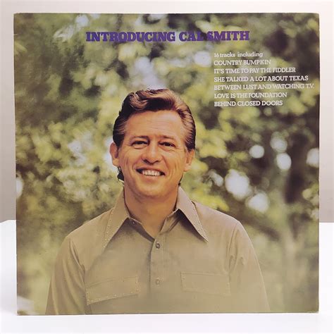 Cal Smith Introducing Cal Smith Lp Vinyl Record Country Shopee