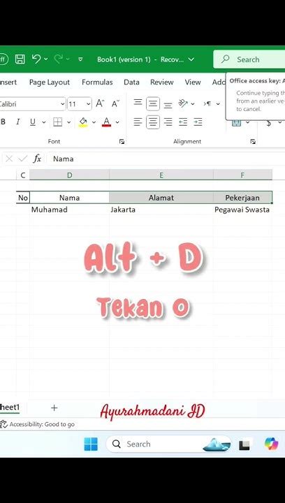 Tips Excel Belajarexcelpemula Youtube