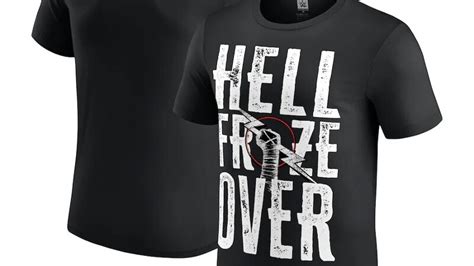 Wwe Releases Hell Froze Over Cm Punk Shirt Wrestlezone
