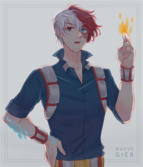 Fanart Todoroki Shouto By Rollinggiru On Deviantart
