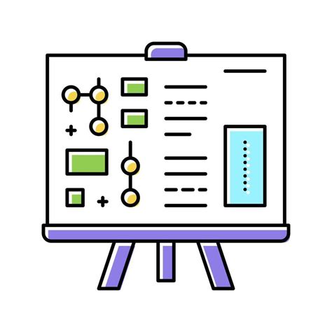 Technical Report Color Icon Vector Illustration 19575633 Vector Art At