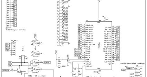 I2c Keyboard Controller With A Retro Ti 99 4a Matrix Keyboard And At89s52 Hardware