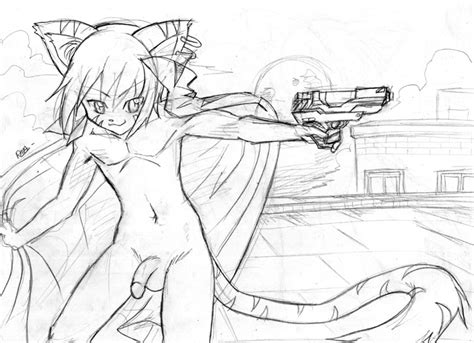 Rule 34 2007 Anthro Balls Cloak Feline Fur Furry Gun Jumpyneko Male