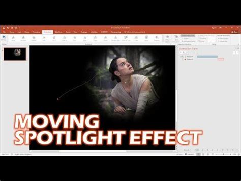 Create A Moving Spotlight Effect In PowerPoint YouTube Powerpoint Powerpoint Presentation