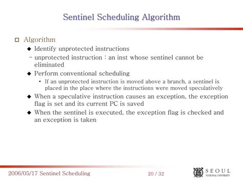 Ppt Sentinel Scheduling Powerpoint Presentation Free Download Id4578940