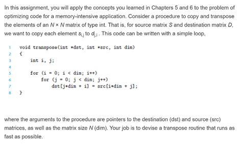 solved in this assignment you will apply the concepts you