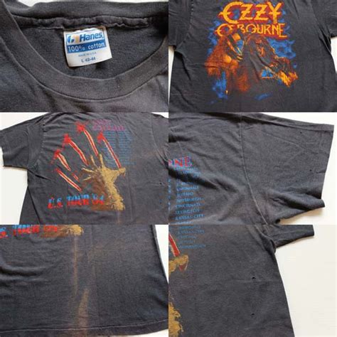 80s Usa製 Hanes Ozzyオジーオズボーン Us Tour84 コットン バンドtシャツ L Sixpacjoe Web Shop