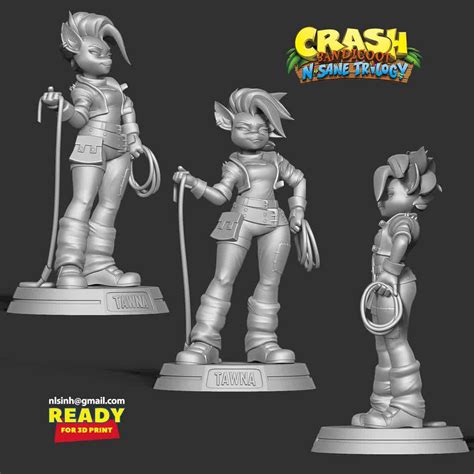 Co3d Tawna Crash Bandicoot Fanart