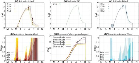 Simulations For Silage Maize Simulated Leaf Area Index Lai Lines