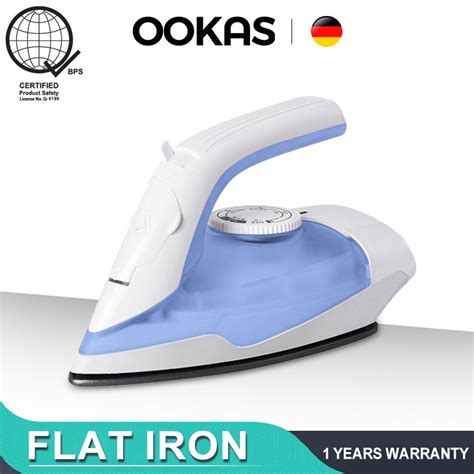 Ookas Portable Flat Iron Electric Steamer Iron High Temperature