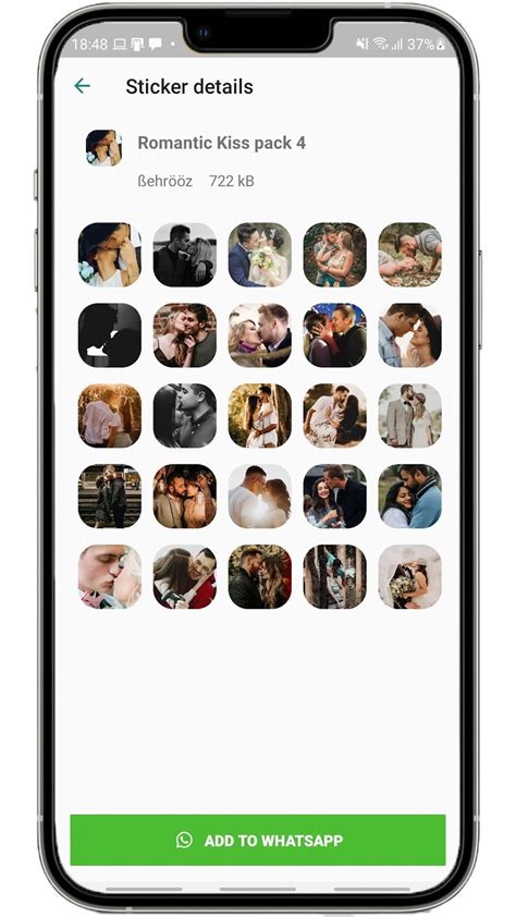Android Için Romantic Kiss Wa Sticker İndir