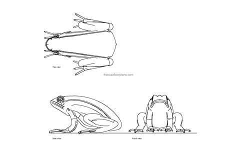 Frog Autocad Block Free Cad Floor Plans