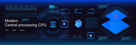 Premium Vector New Generation Microprocessor Realistic Processor For