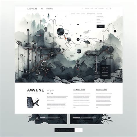 Premium Ai Image Layout Design Concepts With Diverse Styles For Homepages Landing Pages