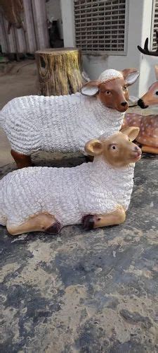 Multicolor Frp Fiber Sheep Statue And Sculpture At Rs 3200 In Faridabad