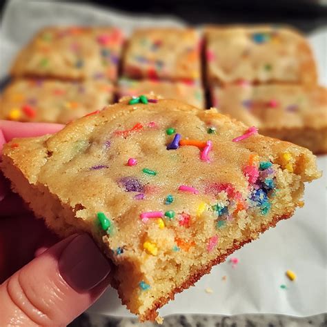 Birthday Cake Blondies Thenorthbites